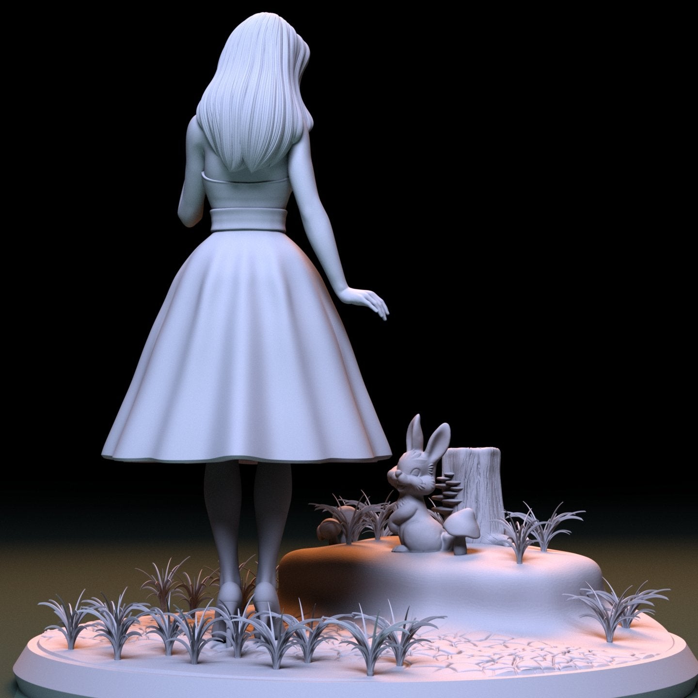 3d Resin Prints : JESSICA RABBIT Unpainted Model – ThreeDTreasury Resin ...