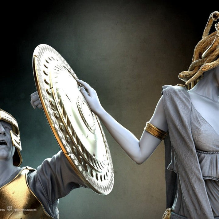 Medusa Cursed Priestess of Athena NSFW 3D Printed , Fanart , Figurine ...
